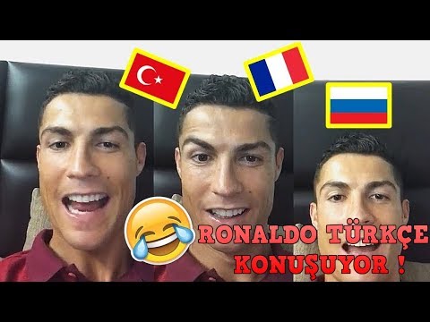 CRİSTİANO RONALDO TÜRKÇE KONUŞUYOR - MERHABA - GÖZ GÖZ