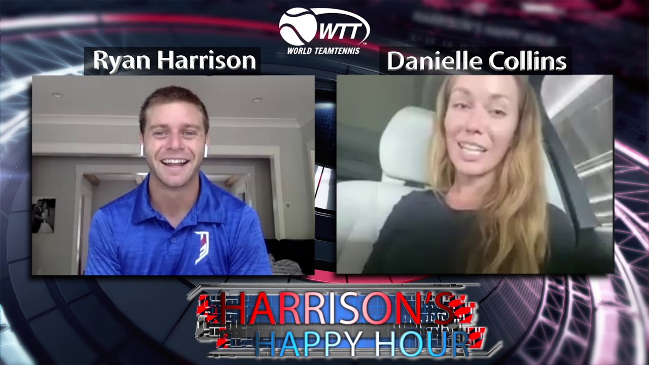 Harrison's Happy Hour with Danielle Collins - YouTube