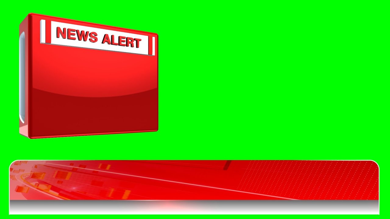 Green Screen Video - News Alert Bumper & Lowerthird Template - YouTube