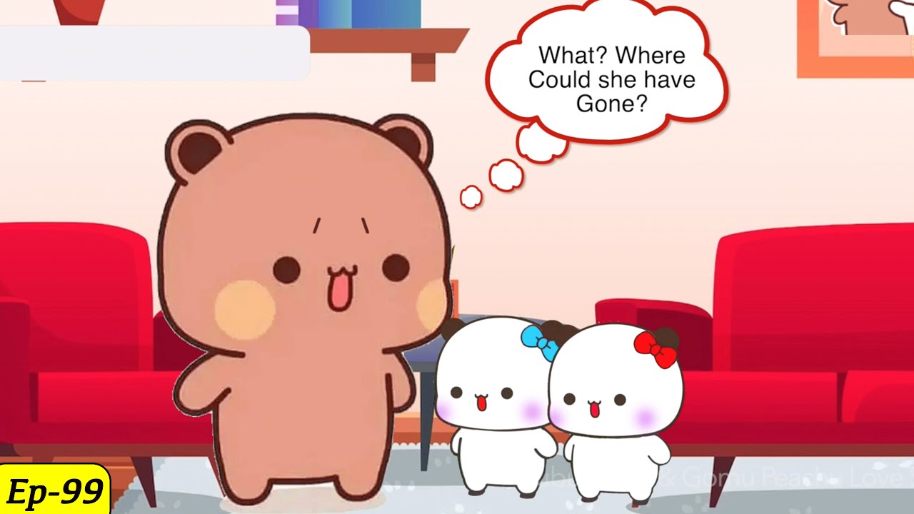 Peachu is missing part-1 😰 bubu dudu | goma peach | gomu peachu love ...