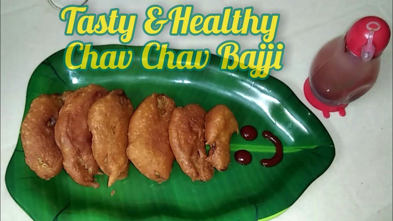 Tasty and Healthy Chav Chav Bajji Recipe in Tamil/Chav Chav Bajji ...
