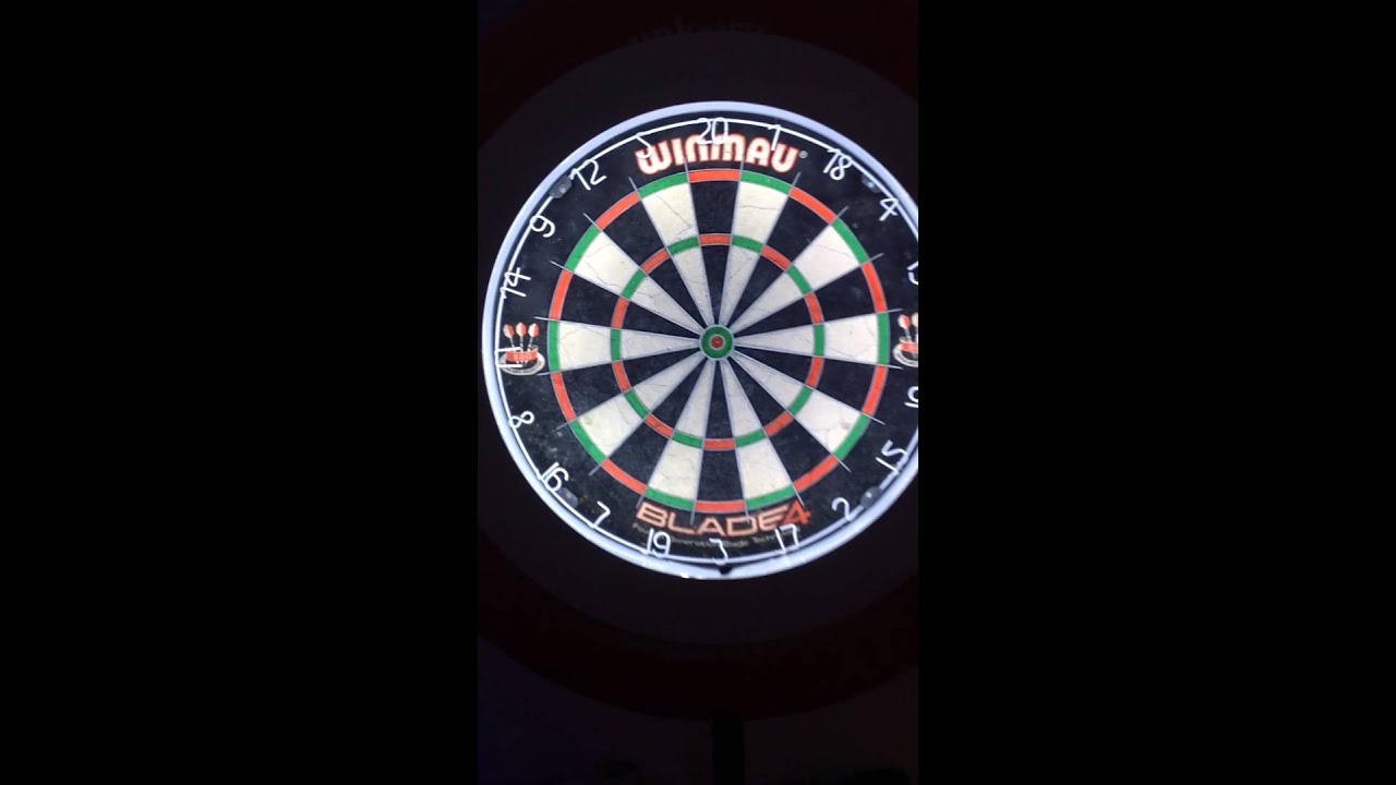 Dartboard led light - YouTube