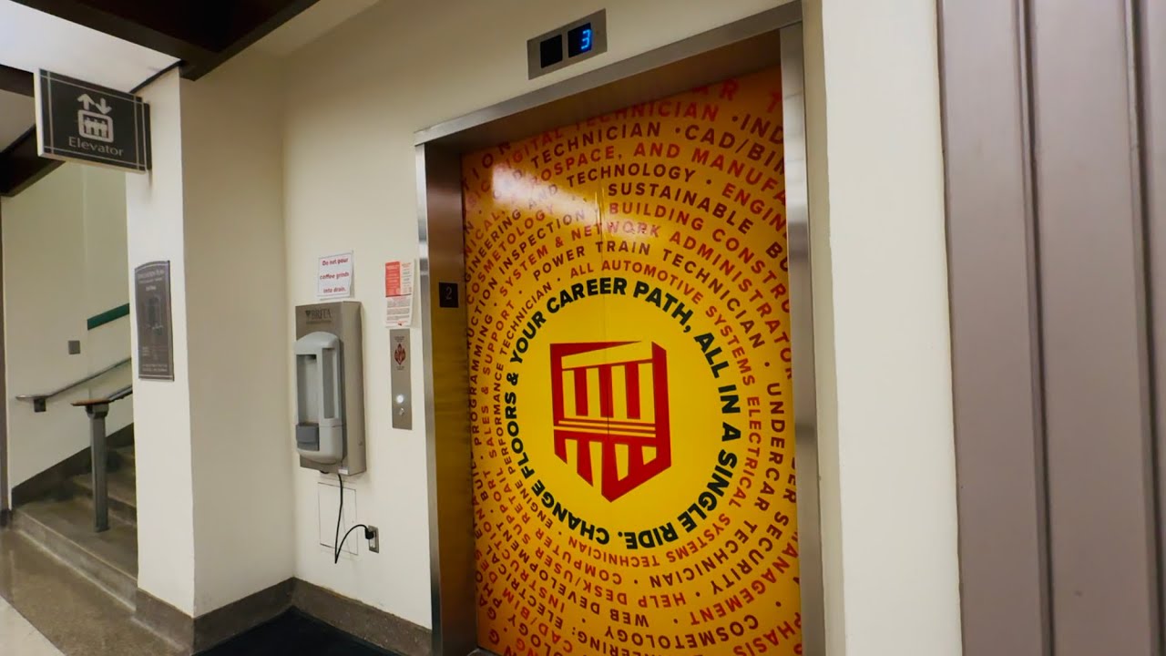 Otis Series M2 ERM Elevator Ride at PCC Building C | Pasadena City ...