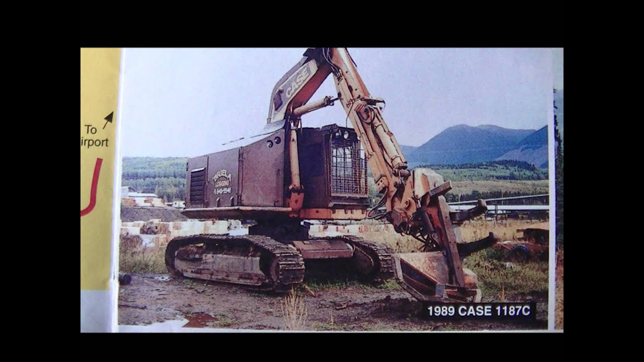 Old Feller Bunchers/Delimbers - YouTube