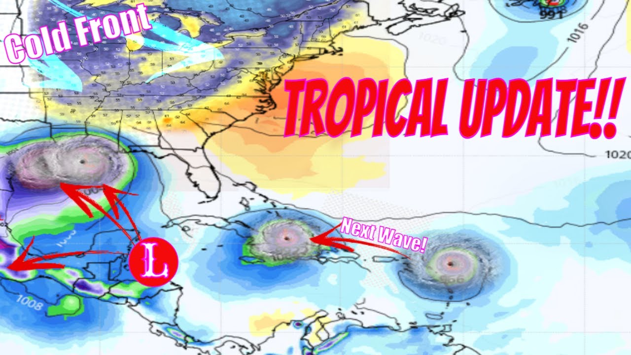 Latest Tropical Update, Cold Front & Next Wave Coming! - The WeatherMan ...