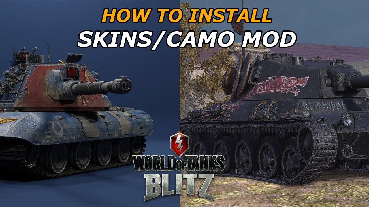 Easy Guide: Install Skins/Camos (WOT Blitz) - YouTube