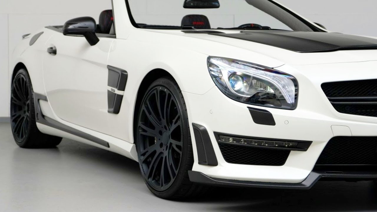 R231 Mercedes-Benz SL 63 AMG Roadster BRABUS Designo white metallic ...