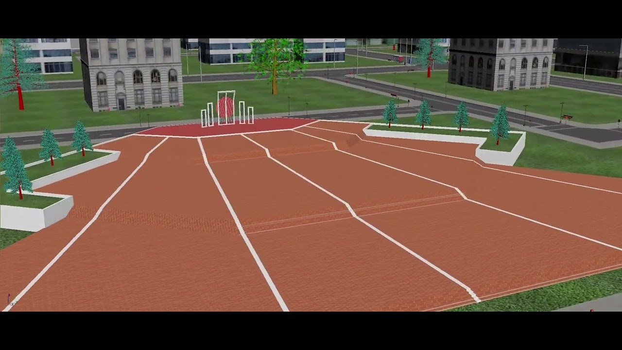 3D Shaheed Minar Model Animation - YouTube