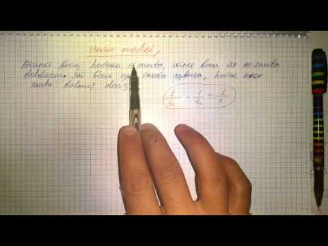 Adi və onluq kəsrlər! Hovuz tipli məsələnin izahı!