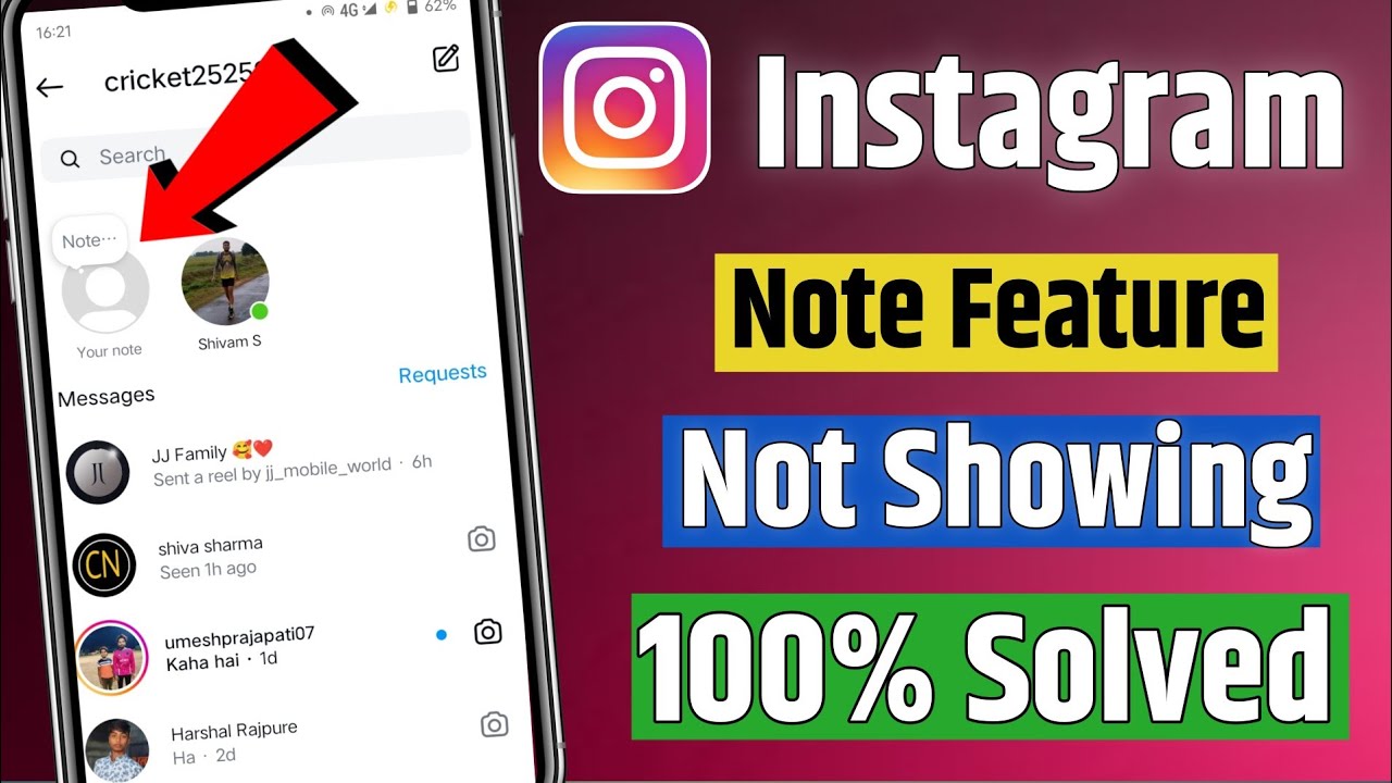 Instagram notes features not showing ! Instagram note music option not ...