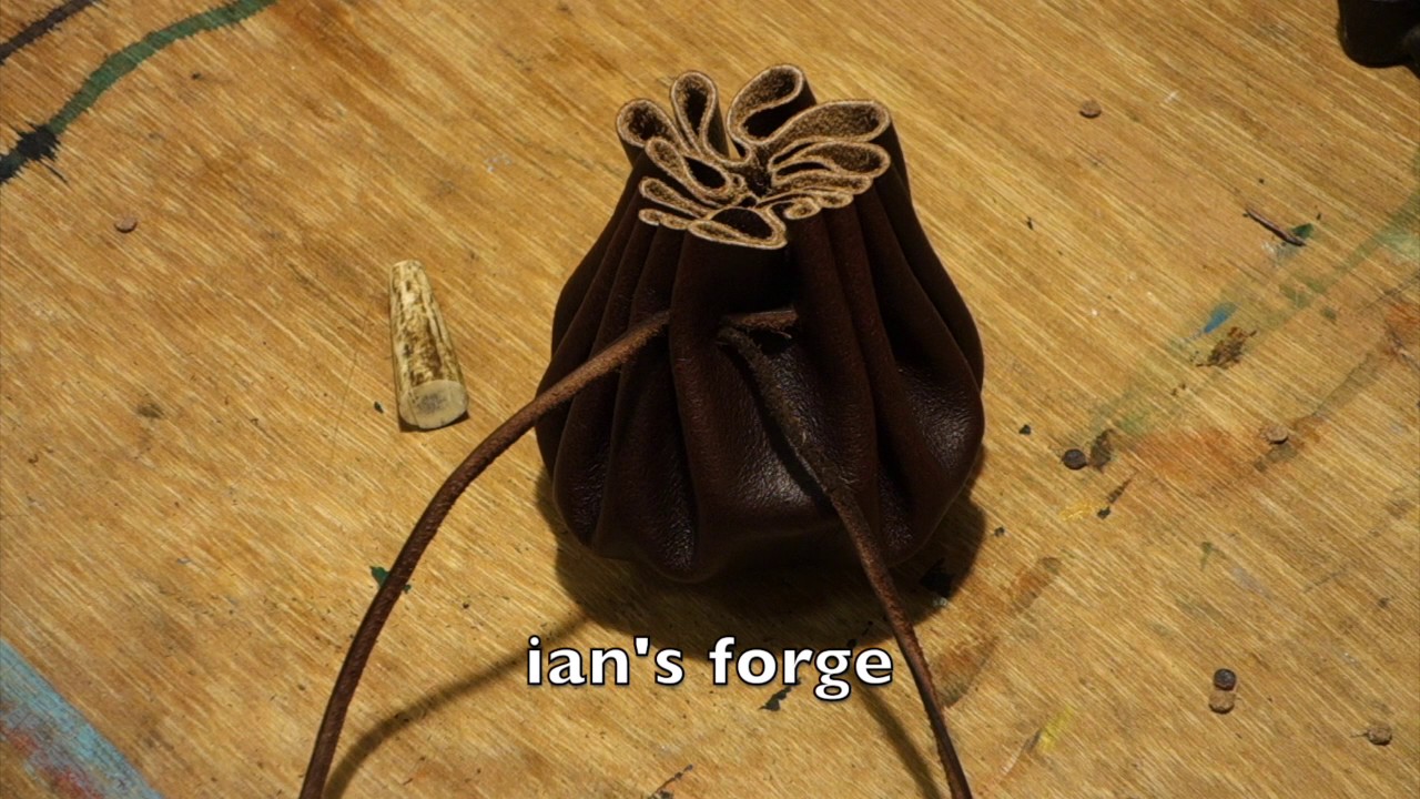 Making A Leather Pouch - YouTube