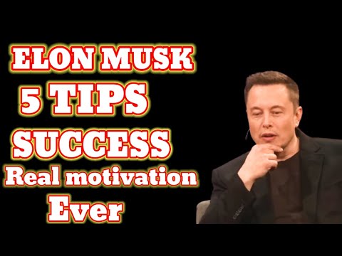 Best elon musk 5 tips and tricks in order to be success 😯// Real ...