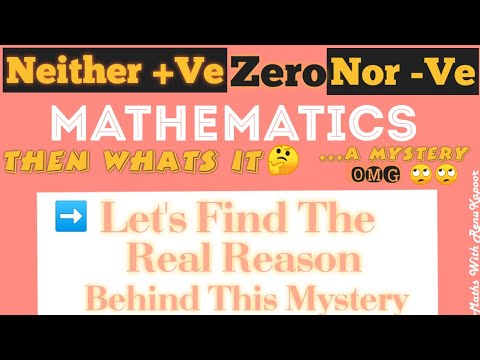 Zero #An Integer #Neither Positive #Nor Negative - YouTube