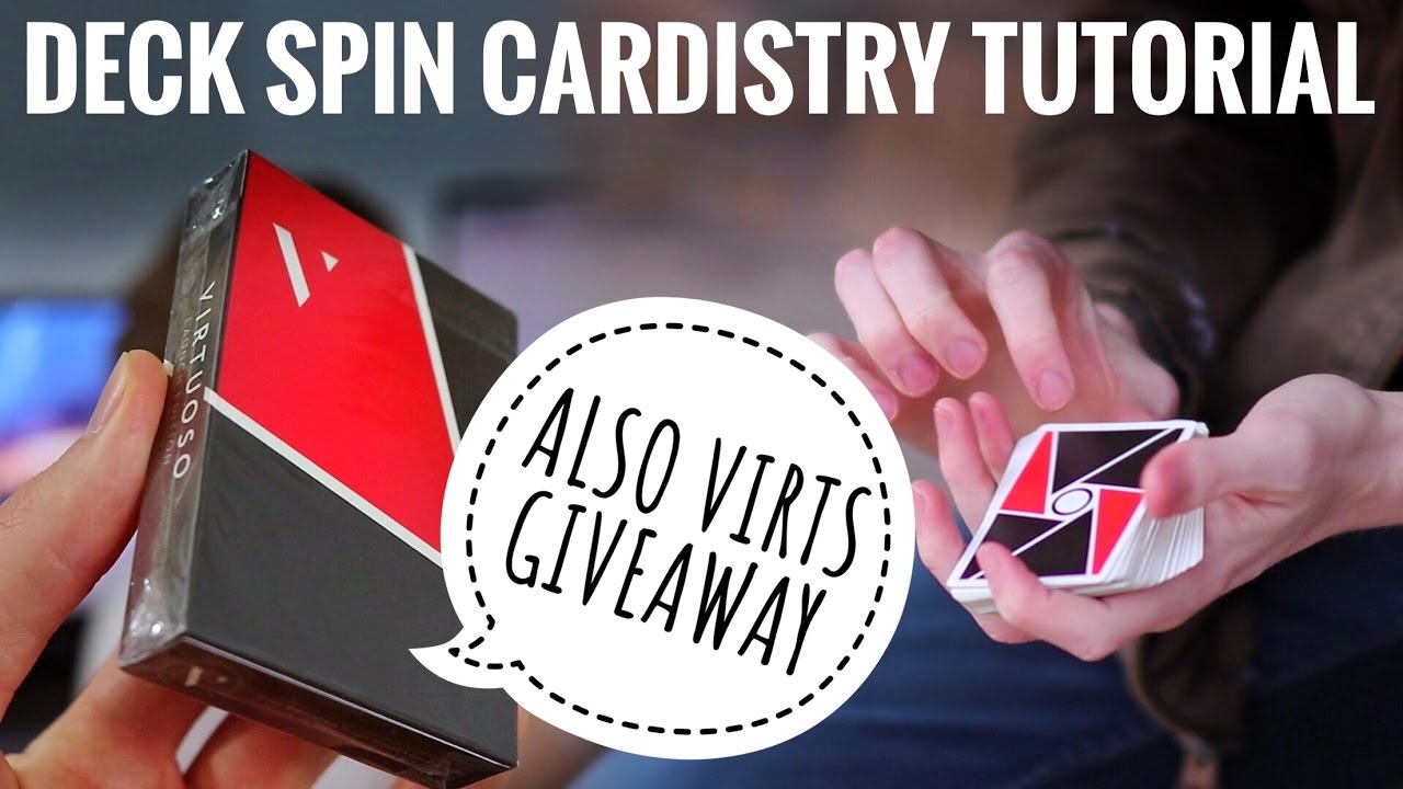 CARDISTRY TUTORIAL // QUICK DECK SPIN - YouTube