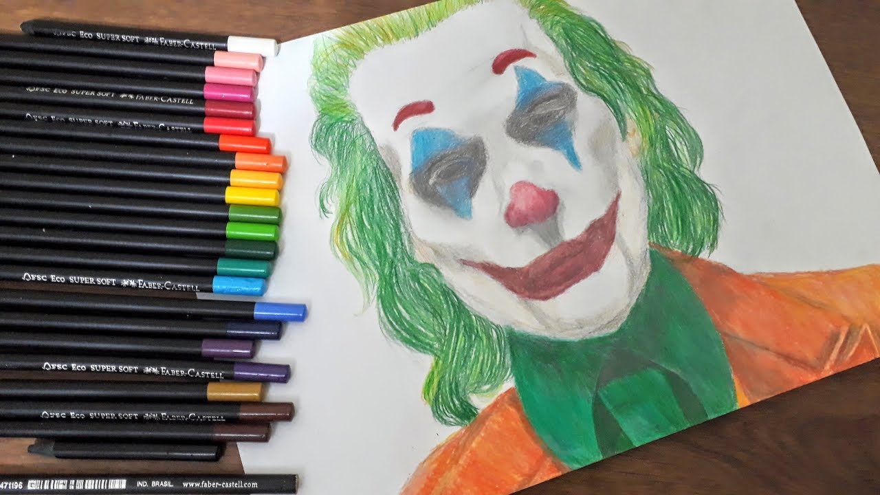 DESENHANDO O CORINGA (JOAQUIN PHOENIX) - SPEED DRAWING | Moshe Ribeiro ...