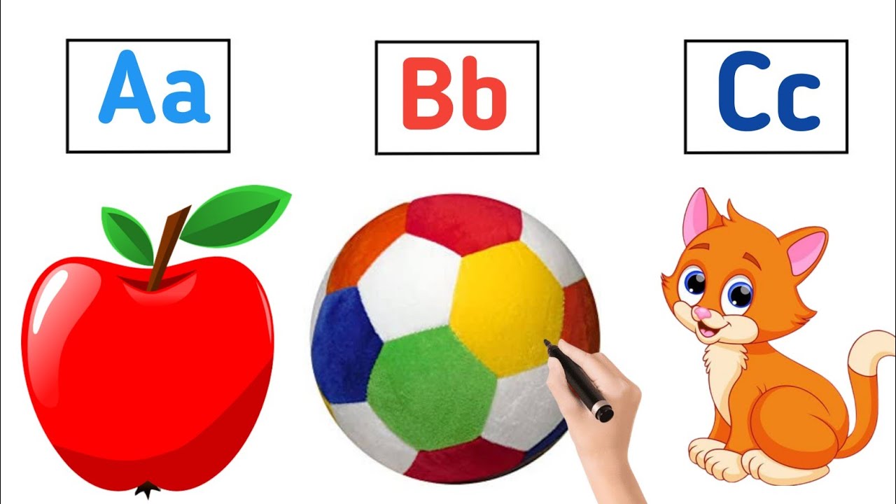 A to z writing alphabet for kids|a for Apple,b for ball| learn abcd ...