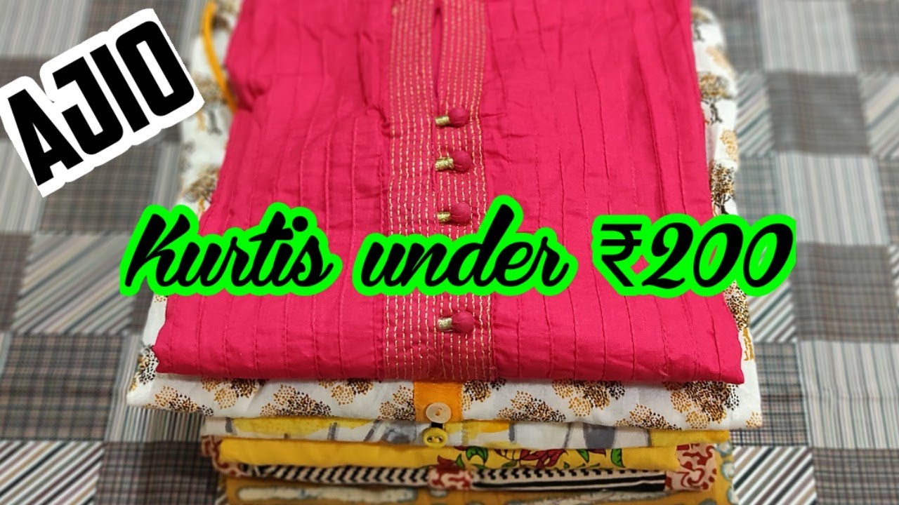 Kurtis Under 200 Ajio Haul In English YouTube kurtis-under-200-ajio-haul-in-english-youtube