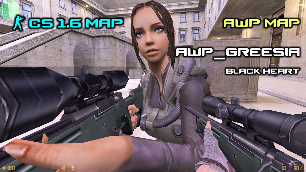 CS 1.6 Custom Map: Greesia CSO (AWP Map) - YouTube