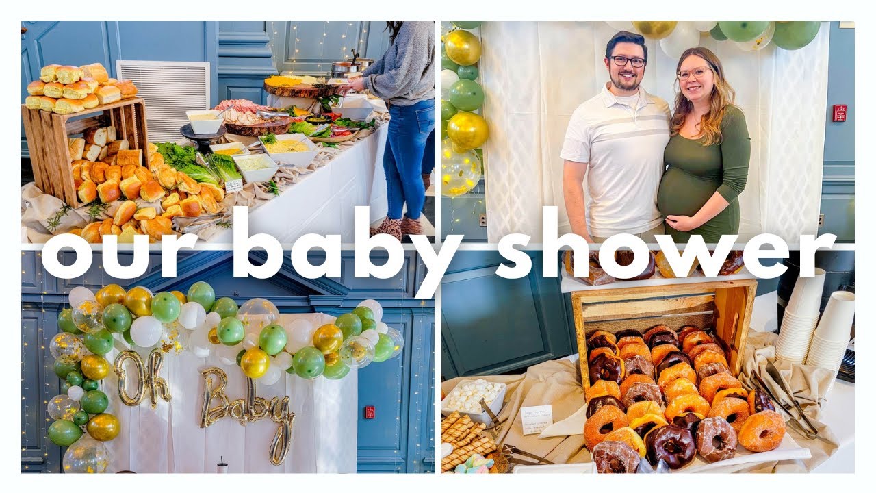 OUR BABY SHOWER + all the items we were gifted (baby shower haul for ...