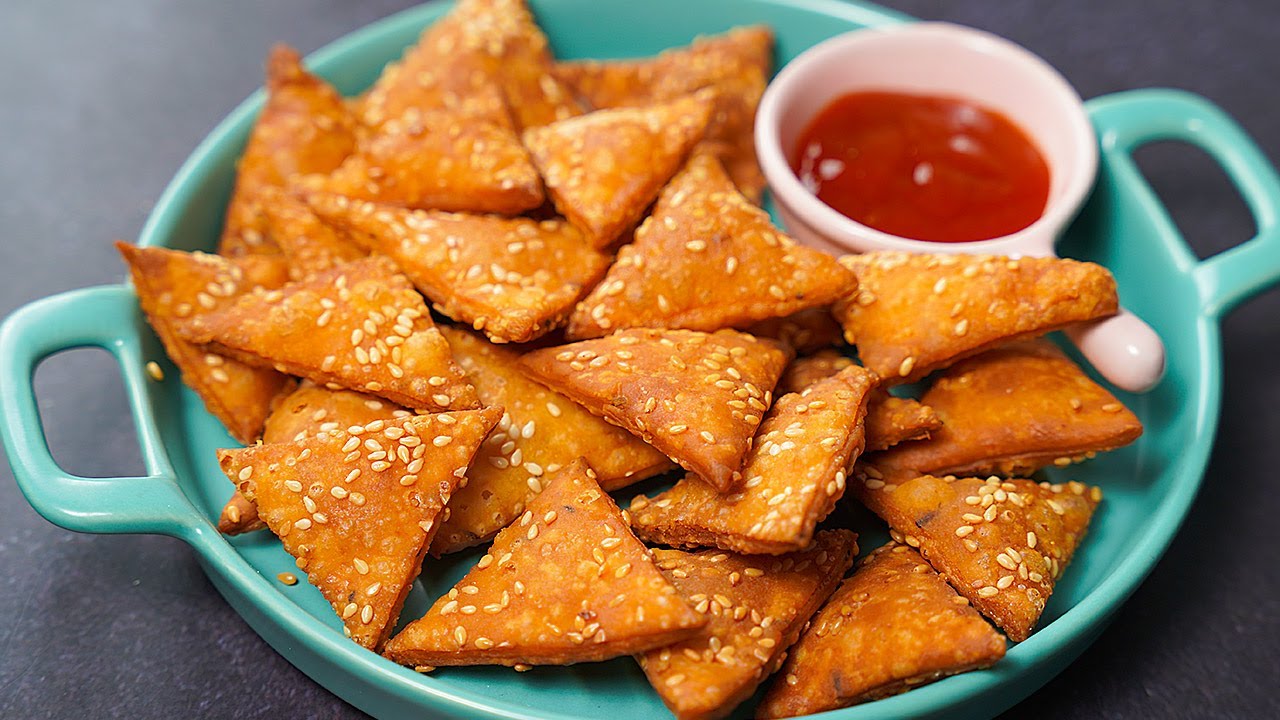 New Snacks Recipe | Quick Snacks Recipe | Instant Snacks | Spicy Sesame ...