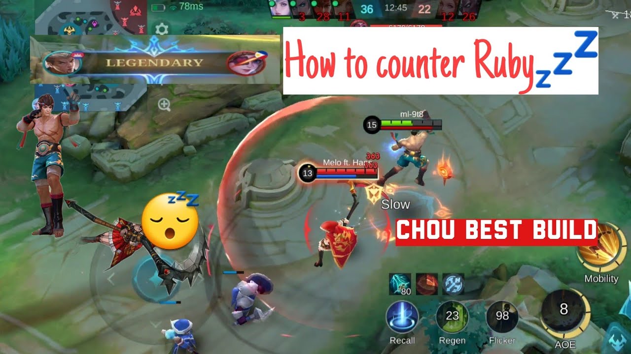 Exp lane meet Ruby easy for chou🤫 #9t8 - YouTube