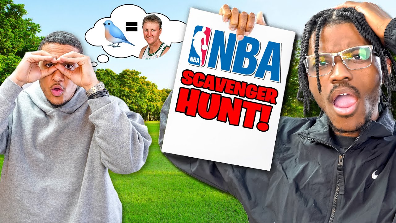 The Ultimate NBA Scavenger Hunt! - YouTube