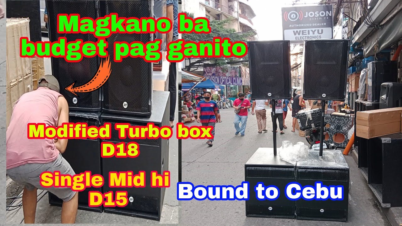 Magkano abutin sa ganito na set up 👉 Modified Turbo box D18 Single mid ...