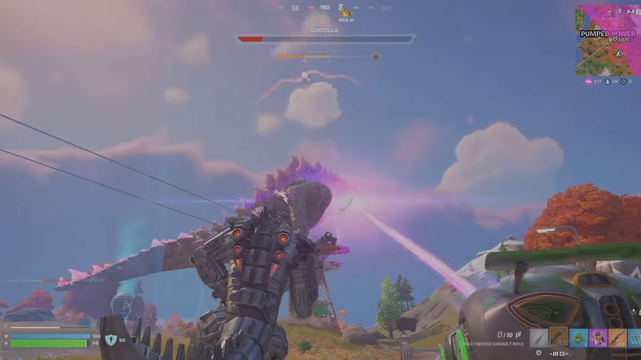 FORTNITE MECHA GODZILLA ZERO BUILD VICTORY ROYALE - YouTube