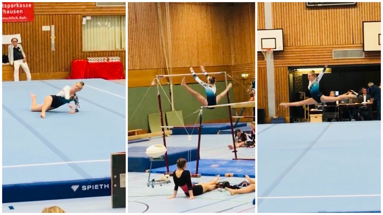 Gymnastics Fails / Falls 😆 Ein Wettkampf 5 Stürze 😩😭 LK2 turnen wenn ...