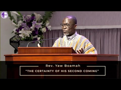 THE CERTAINTY OF HIS SECOND COMING | Psalm 96: 11 13 | Revelation 22: 6 ...