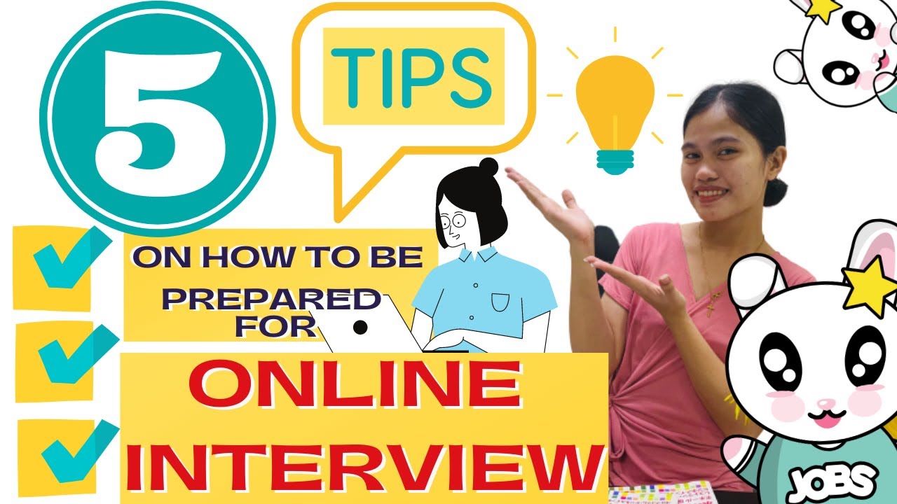 HOW TO BE PREPARED FOR AN ONLINE INTERVIEW (5 QUICK TIPS) - YouTube