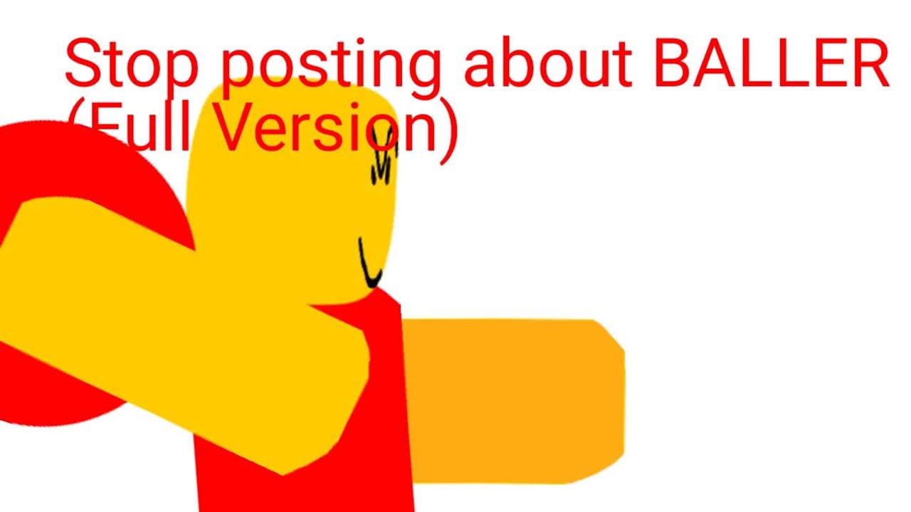 STOP POSTING ABOUT BALLER | Draw Cartoons 2 | - YouTube