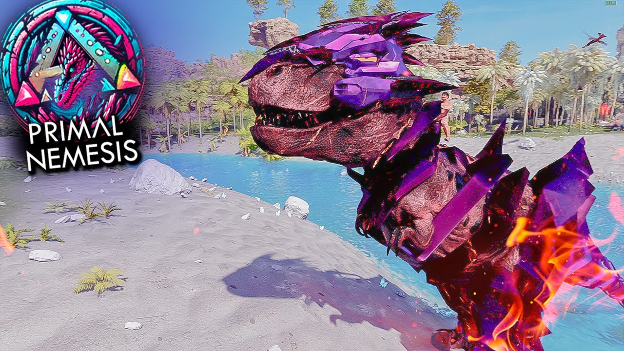 ARK PRIMAL NEMESIS #23 - Finalmente um REX BIONIC! Muito FORTE! - YouTube