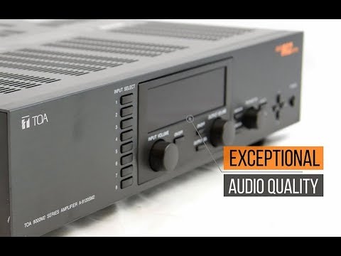 TOA's 9000M2 Series of Modular Mixer/Amplifiers - YouTube