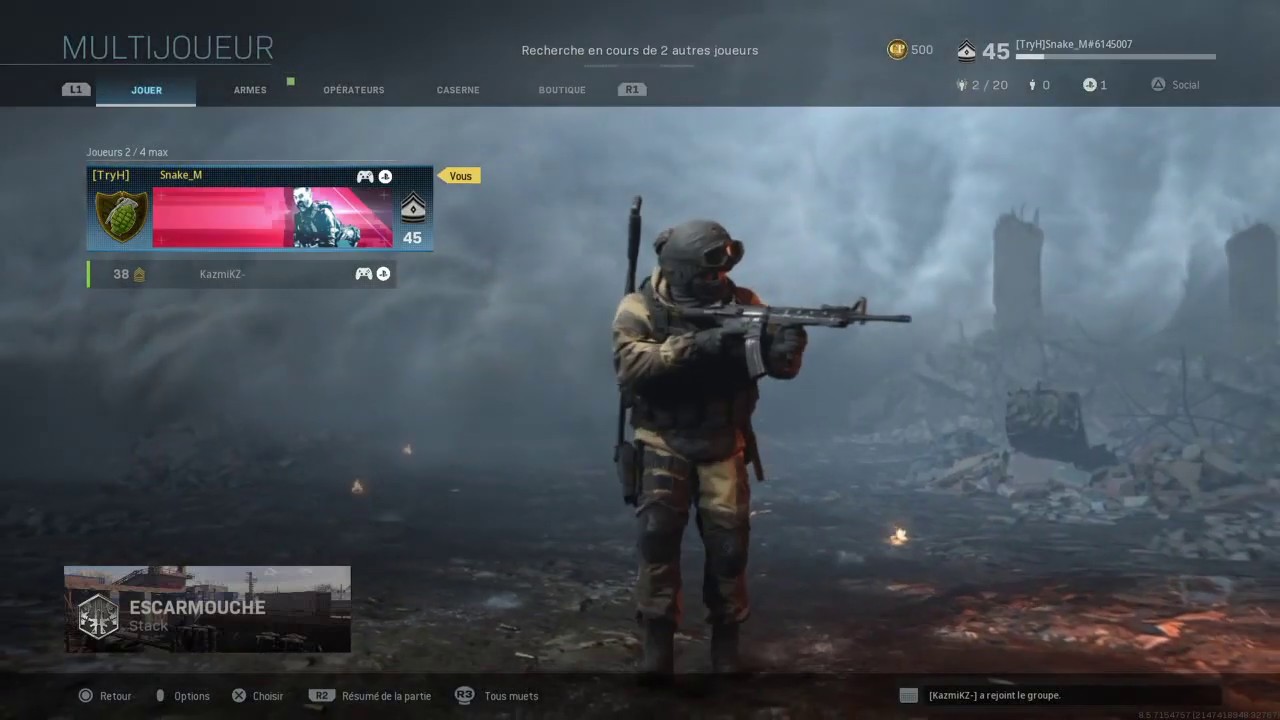 ESCARMOUCHE GAMEPLAY n°3 LE RETOUR ? - YouTube