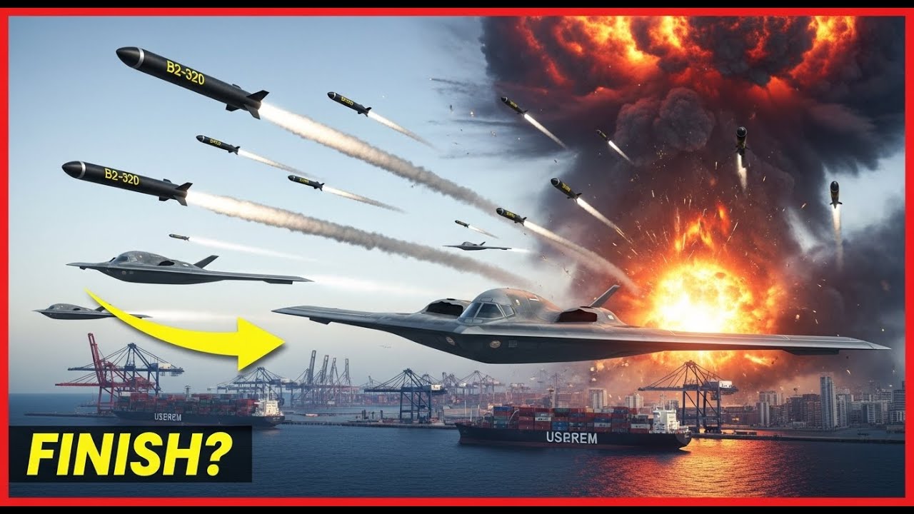 U.S. Air Force B-2 Spirits Strike First: Secret Desert Bunker Wiped Out ...