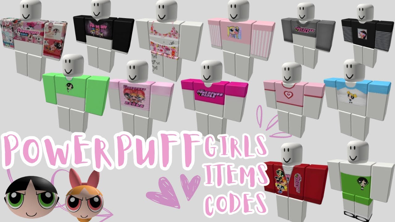 ☁POWERPUFF GIRLS ITEMS CODES FOR ROBLOX RP GAMES☁ ||Berryavenuerp ...