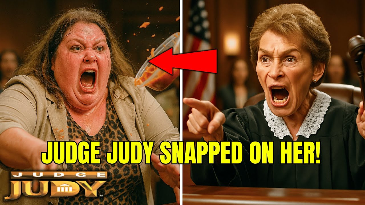 Fat Karen THREW Food at Plaintiff — Judge Judy Called SECURITY - YouTube