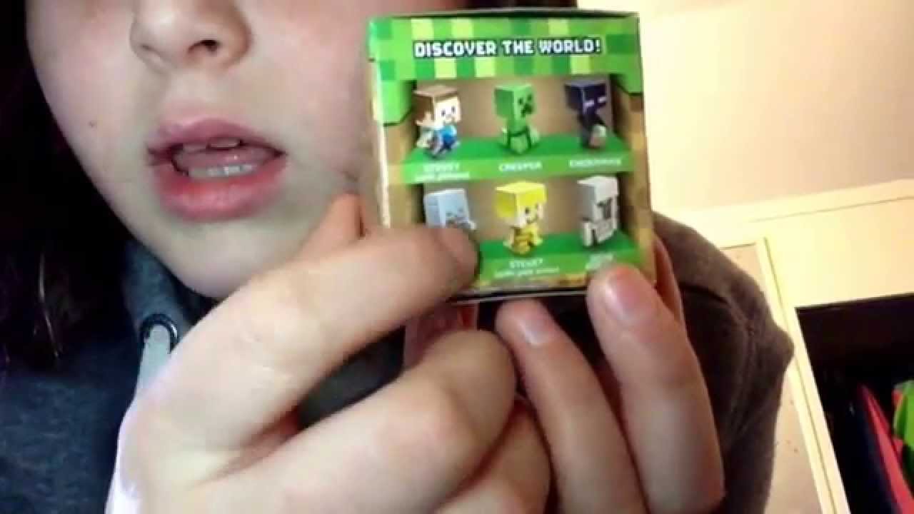 Opening minecraft blind boxes and blind bags - YouTube