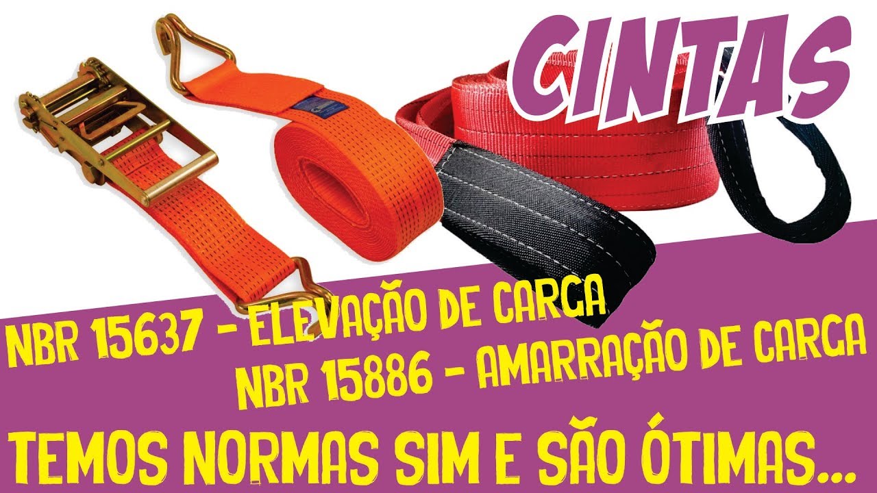 Cintas Elevação e Amarração - Normas técnicas - YouTube