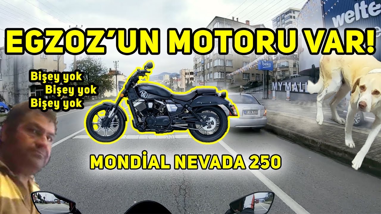 MONDİAL NEVADA 250 /EGZOZA MOTOR TAKMIŞLAR/ DETAYLI İNCELEME - YouTube