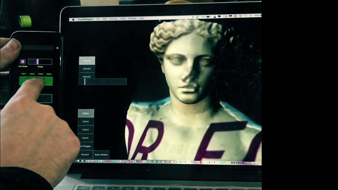 Real Time 3D Projections on live 3d models all interactive - YouTube