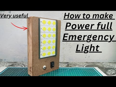 How to Make Powerful Emergency Light at Home | High Quality ...