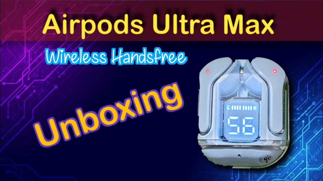 air pods | air pods ultra unboxing | headset @videowalisarkar1 - YouTube
