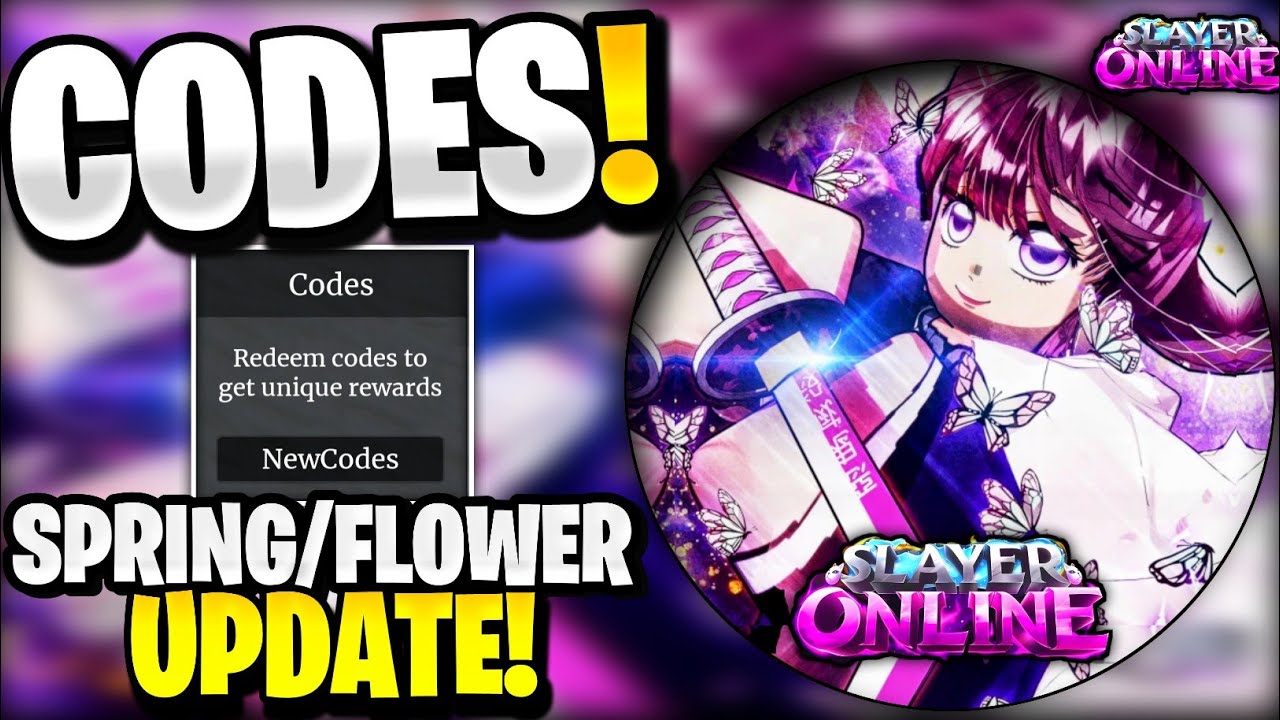 🔥*NEW* All Working SPRING UPDATE CODES FOR SLAYER ONLINE! ROBLOX SLAYER ONLINE CODES - YouTube