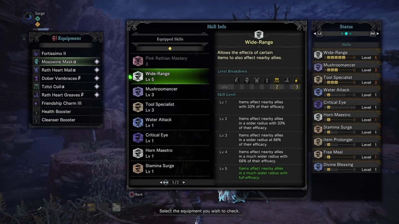 Monster Hunter world healer build - YouTube