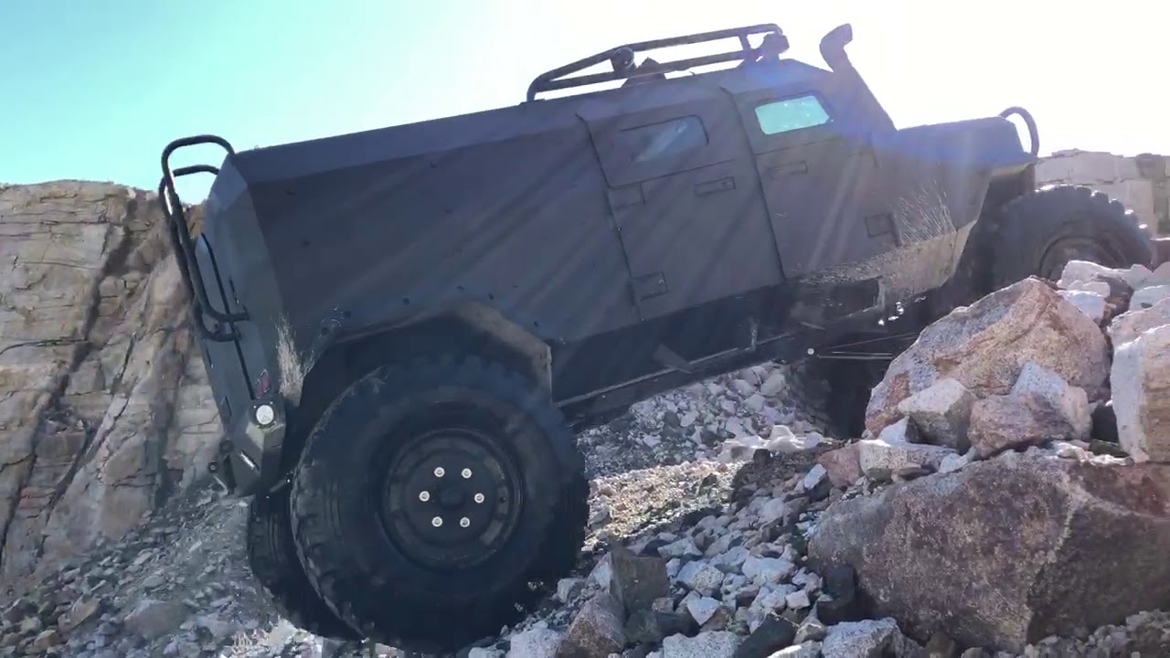 armored vehicle by lucky gunner garage, hill climb , bullet proof ...