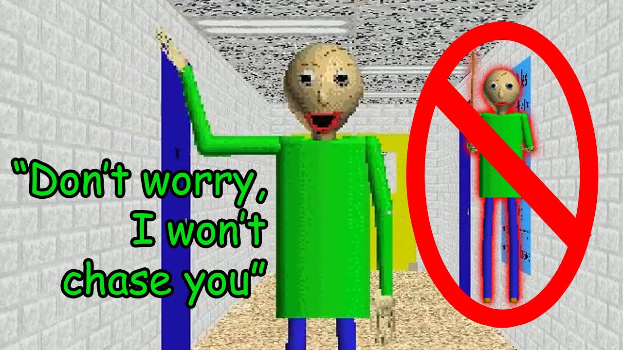 Baldi's Basics But Nothing Happened - YouTube