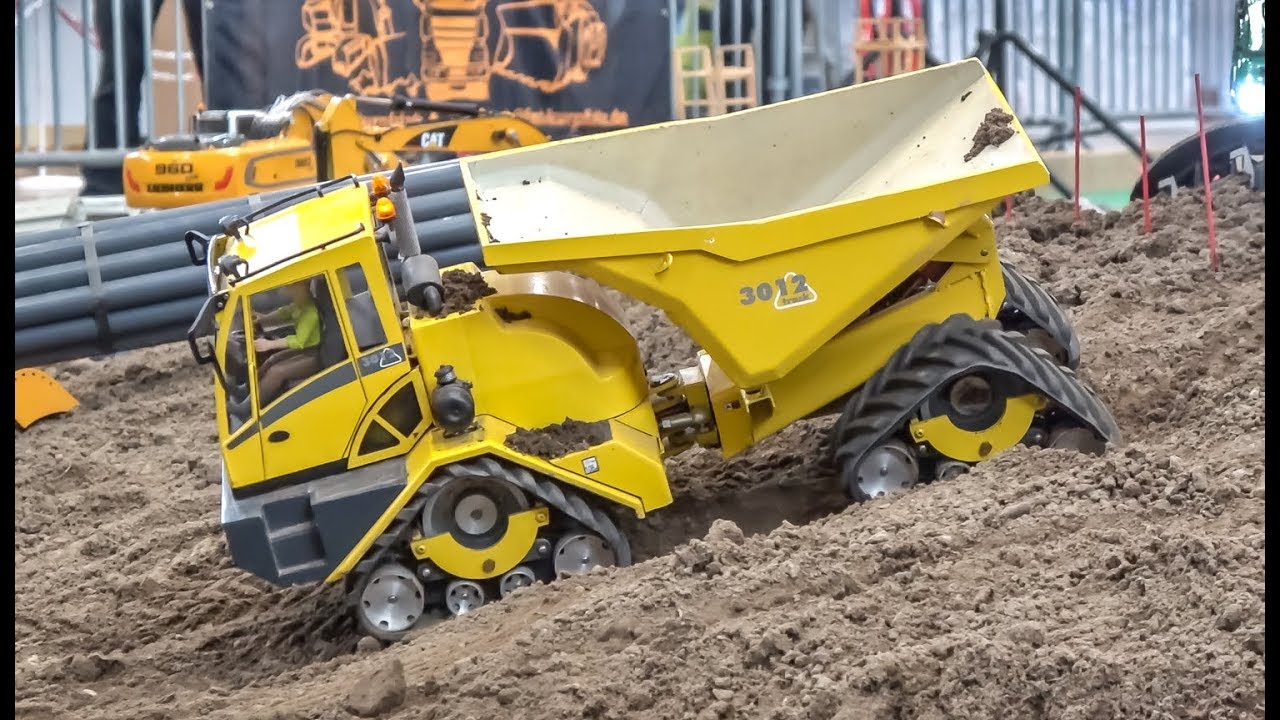 RC Trucks! Fire Fighter! Heavy Machines! Construction site ACTION ...