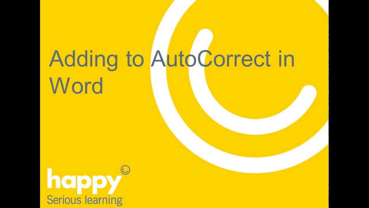 036 Adding To Auto Correct In Word YouTube 036-adding-to-auto-correct-in-word-youtube